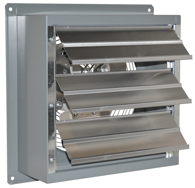 Canarm SD Exhaust Fan 10 Inch - Direct Drive, 2 Speed, 500 CFM - SD10 ...