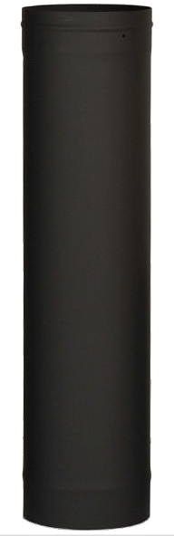 Ventis 6 Inch Single Wall Black Pipe - VSB0806 | HVACDirect.com