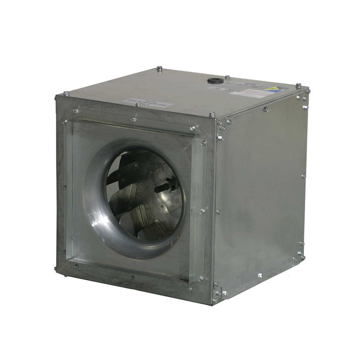 S&P SQD15 Direct Drive Square Inline Centrifugal Duct Fan .50 HP 2879 ...