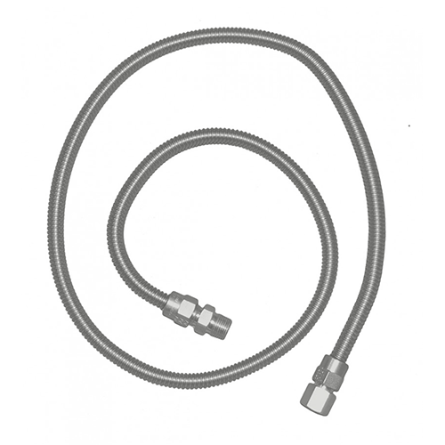 RCS 48-Inch Stainless Steel Flex Hose - SSFLEX6436 | HVACDirect.com