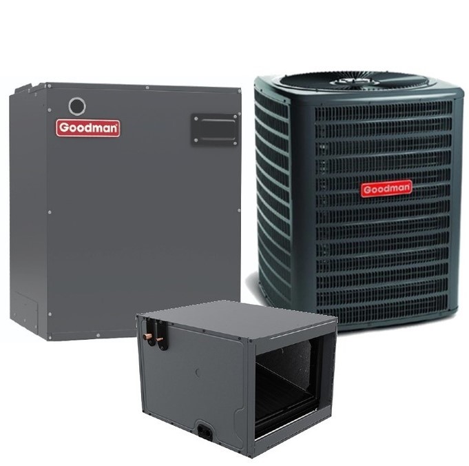 2 Ton 13.4 SEER2 Goodman Air Conditioner Split System - Horizontal ...