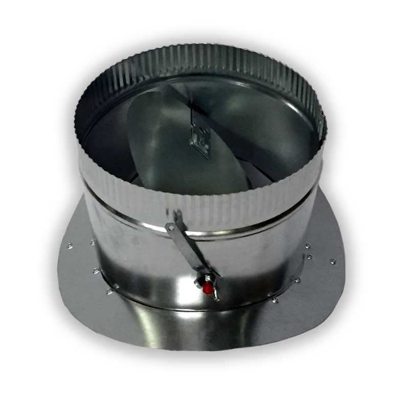 Precision Duct 14" Round Stick On with Damper - ST-R-14 | HVACDirect.com