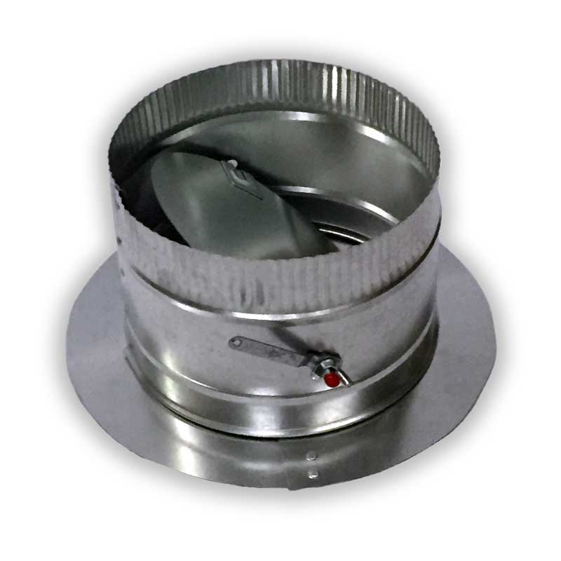Precision Duct 8" Stick on with Damper - ST-D 08 | HVACDirect.com