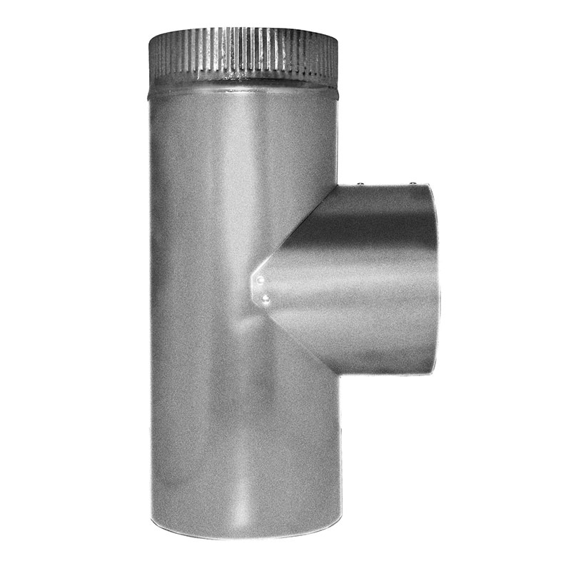 Precision Duct Sheet Metal Tee - 12" - TEE-26-GA-12 | HVACDirect.com