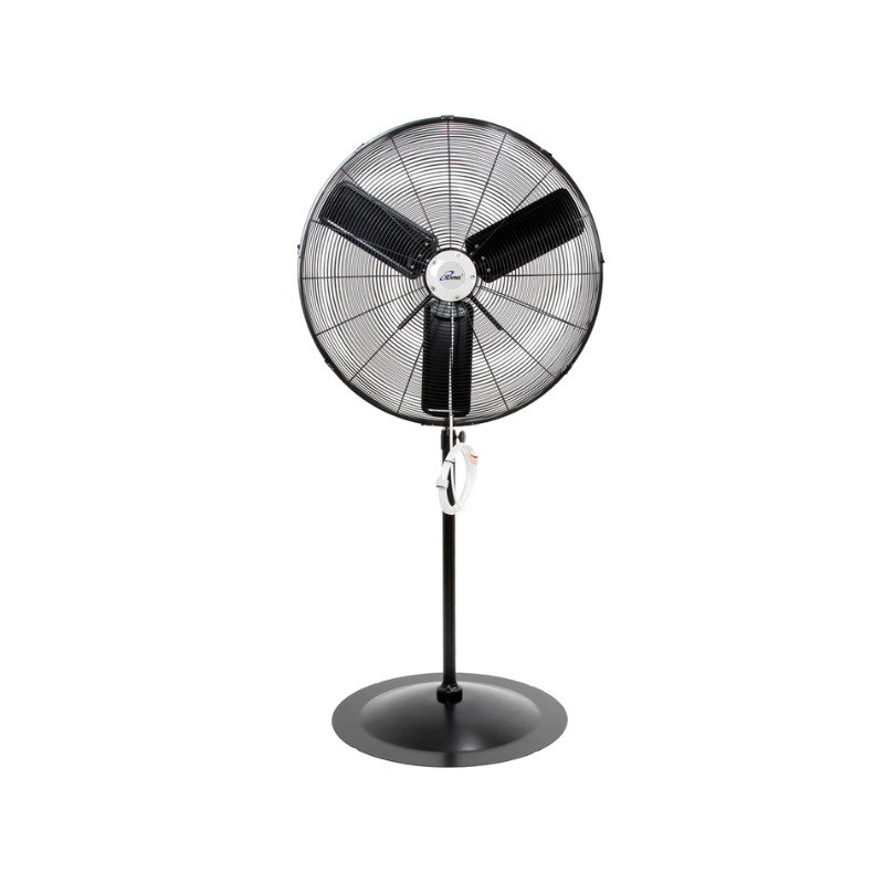iLIVING 30" Pedestal Outdoor Oscillating Fan with Misting kit - 120V 1 ...