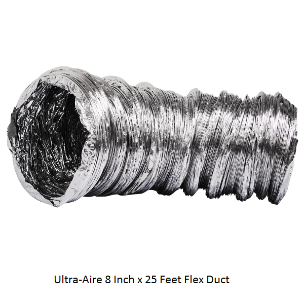 Ultra Aire 8-Inch Flex Duct, 25-Feet - 4027415 | Whole House ...