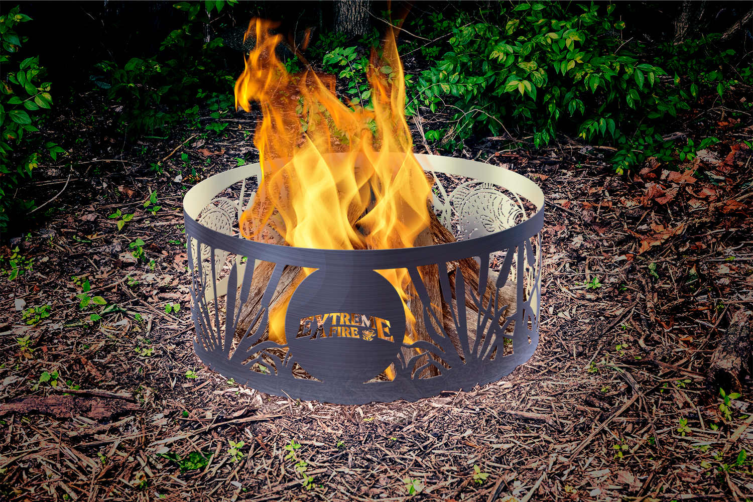 Extreme Fire â€œBass Fishingâ€ Steel Fire Ring - 50004 | HVACDirect.com