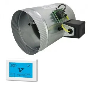 iO HVAC Controls 12" Two-Position Zone One Damper Assembly - D-Z1-12 ...